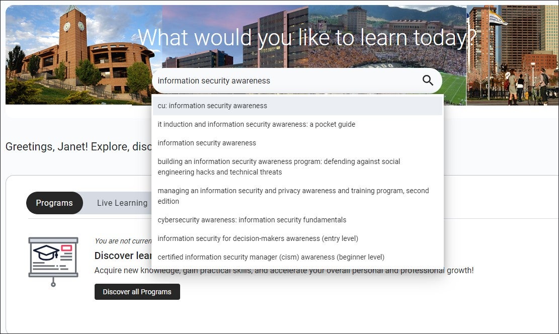 Information Security Course Compliance FAQs | University of Colorado